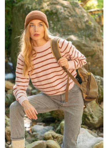 Pull marin manches marteau Melissa - Bergère de France